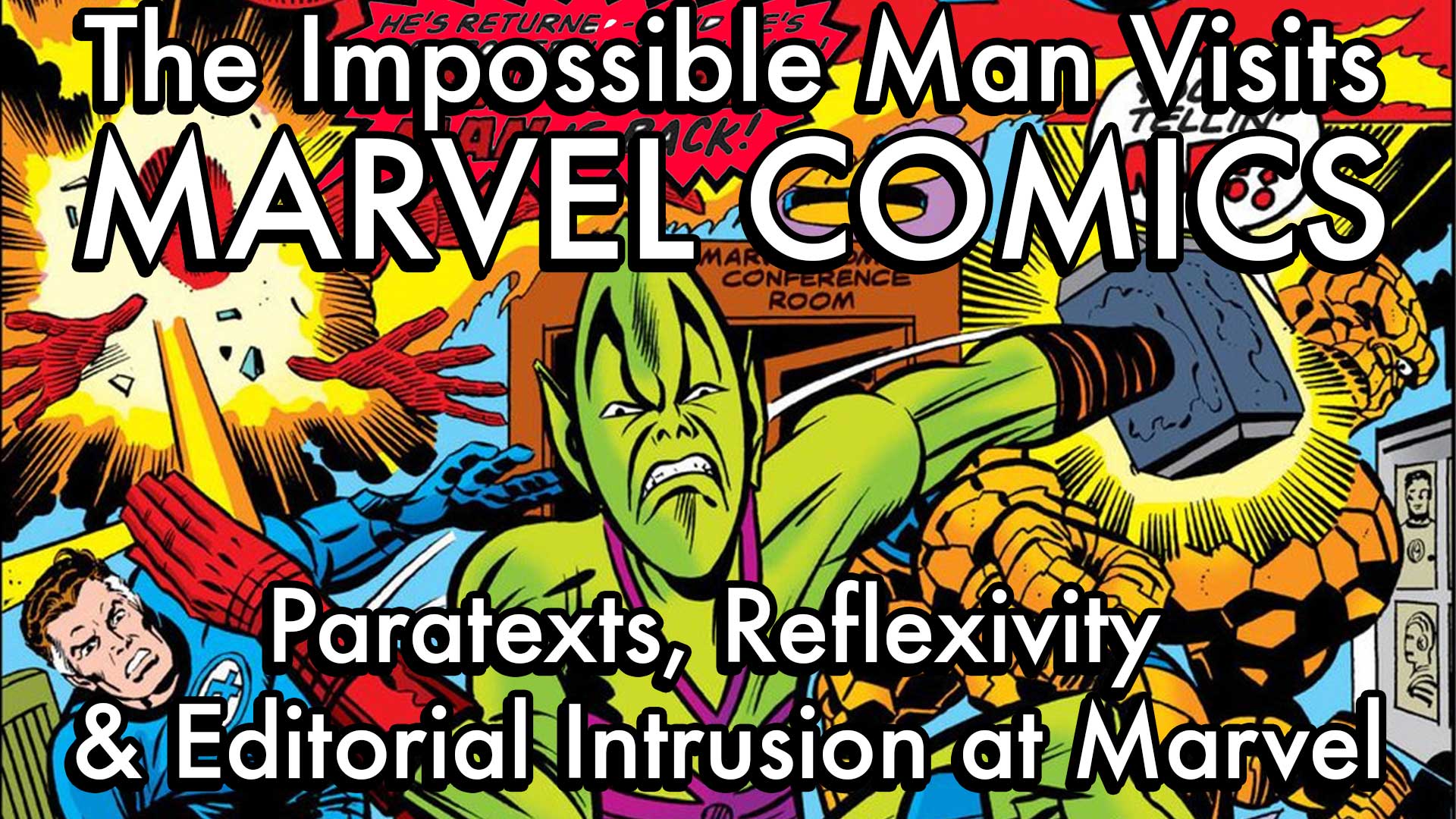Reflexive editorial paratexts at Marvel Comics